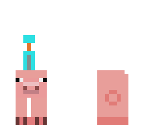 stabbed pig | Minecraft Skin