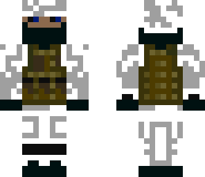 Marine Infantry Disruptive Overwhite with Baklava | Minecraft Skin