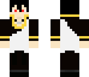 Zeref The Black Wizard - Red Eyes | Minecraft Skin