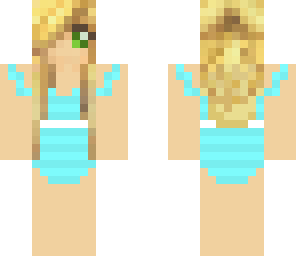 Teal Swimsuit Girl Minecraft Skins