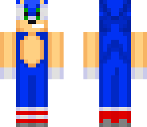 Sonic Hedgehog Minecraft Skins