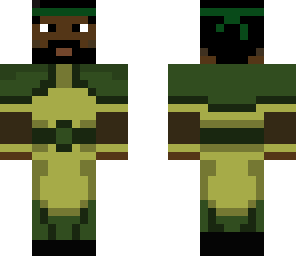 the first black earthbender | Minecraft Skin