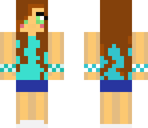 Muscle Girl | Minecraft Skins