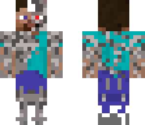 Cyborg steve | Minecraft Skin