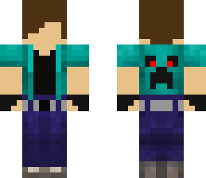 steve teen no face | Minecraft Skin