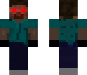 Herobrine Red eyes | Minecraft Skin