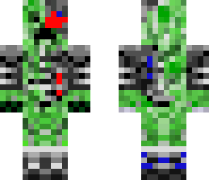 creeper cyborg | Minecraft Skin