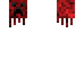 Exploded Creeper head | Minecraft Skin