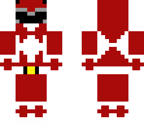 Mighty Morphing Power Rangers Red Ranger | Minecraft Skin