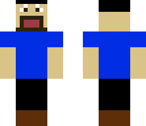 a boy with a chin strap goatee | Minecraft Skin