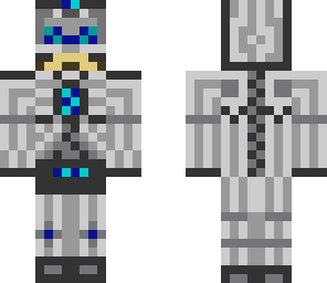 Blue Quantum suit | Minecraft Skin