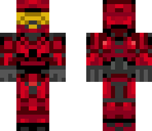 Master Chief red | Minecraft Skin
