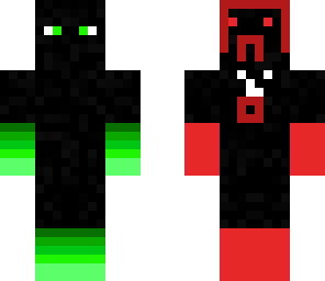 two sided endermen | Minecraft Skin