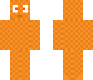Orange Smiley Face | Minecraft Skin