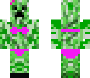 Creeper Bikini | Minecraft Skins