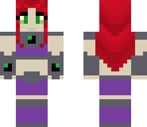 teen titans starfire | Minecraft Skins