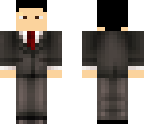 homen de terno | Minecraft Skins