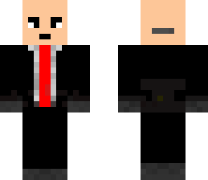 The hitman | Minecraft Skin