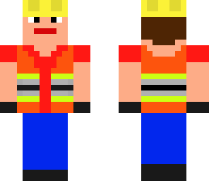 Construction Man | Minecraft Skin