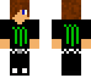 Cool monster energy boy | Minecraft Skin
