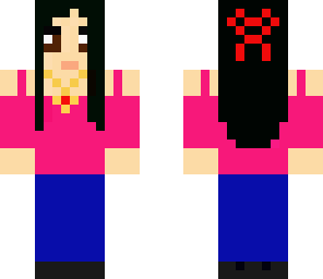 Girl with the amulet | Minecraft Skin