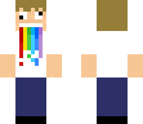 rainbow barf | Minecraft Skin