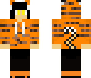 tigre tiger capuz | Minecraft Skins