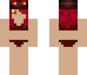 lava slime girl | Minecraft Skin