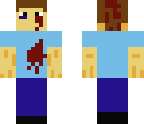 Heavy wounded Steve | Minecraft Skin