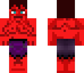red hulk | Minecraft Skin