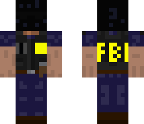 masked FBI agent | Minecraft Skin