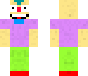 Krusty the Clown | Minecraft Skin