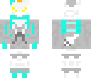 White kyurem pokemon series | Minecraft Skin