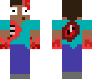 violent shocked steve | Minecraft Skin