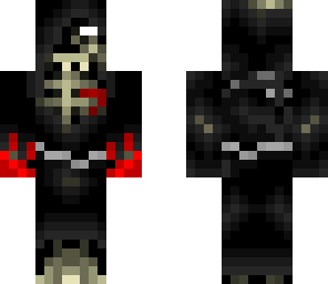 Herobrine Bloodheart Reaper | Minecraft Skin