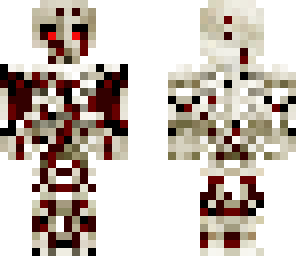 Bloody Skeleton | Minecraft Skin