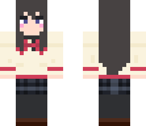 Homura Akemi -Uniform- | Minecraft Skin