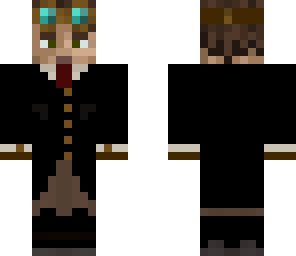 steampunk skin goggle edit | Minecraft Skin