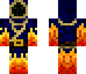 Fire Mage Minecraft Skin
