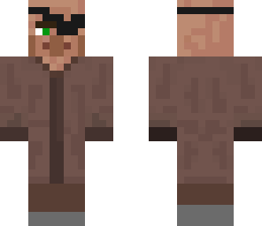 Eyepatch Villager WIP | Minecraft Skin