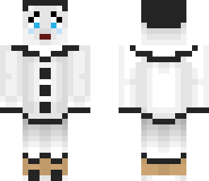 Pierrot the clown | Minecraft Skin