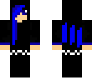 Dark Blue The Administrator | Minecraft Skin