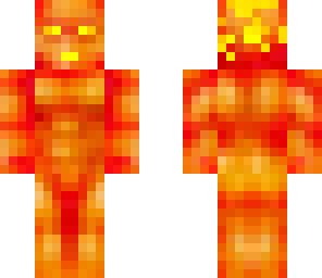 Human Torch | Minecraft Skin