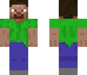 Green Shirt Steve | Minecraft Skin