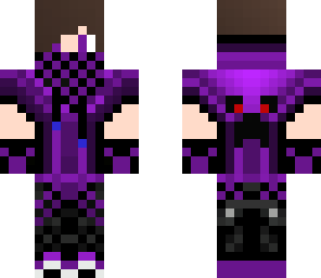 Purple Emo Boy | Minecraft Skins