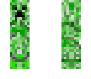 Realistic creeper | Minecraft Skin