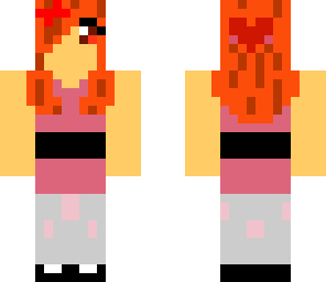 Powerpuff Girl Blossom | Minecraft Skin