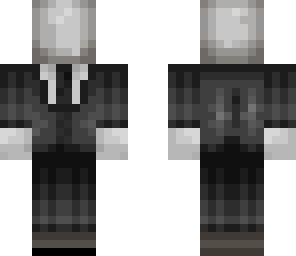 Slender Man Black Tie | Minecraft Skin