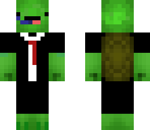 Derp Turtle In A Tux | Minecraft Skin