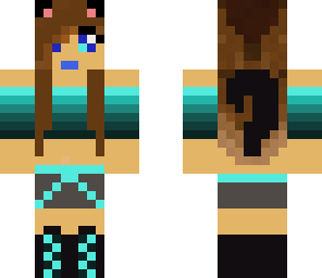 Kute Kitty kat girl teen | Minecraft Skin